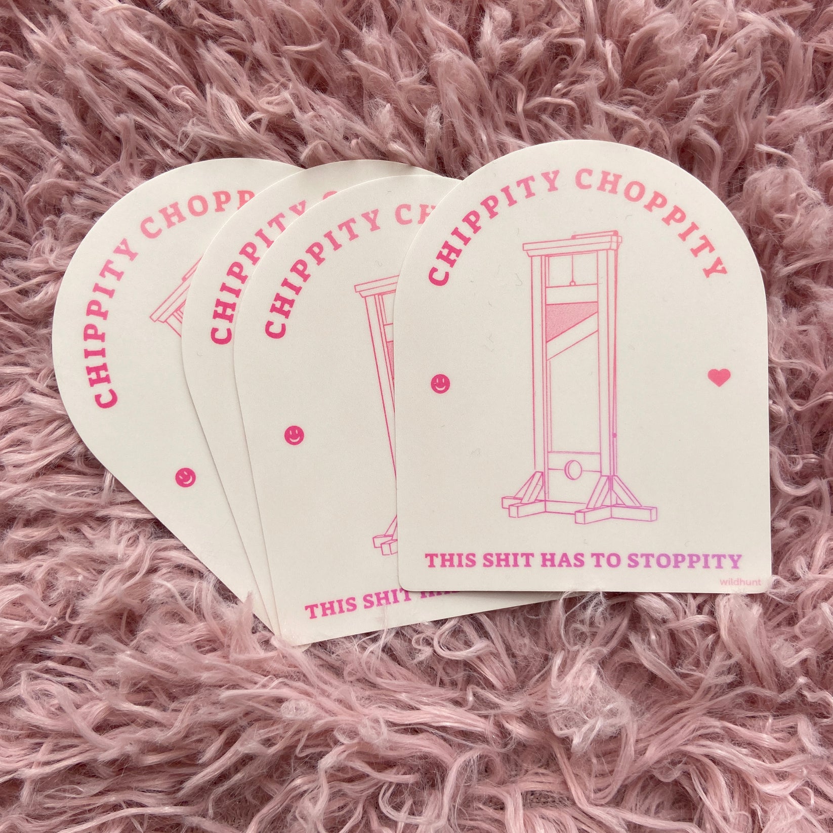 Chippity Choppity Guillotine Sticker – Wild Hunt